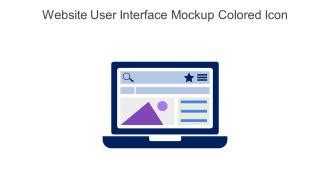 Website User Interface Mockup Colored Icon In Powerpoint Pptx Png And Editable Eps Format PPT Sample