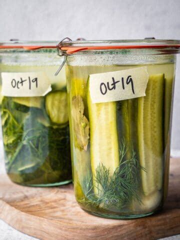 Homemade Fermented Cucumbers Dill Pickles Urban Farm And Kitchen