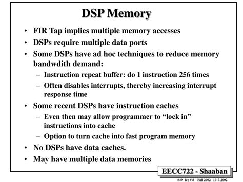 Ppt Dsp Processor Architecture Powerpoint Presentation Free Download