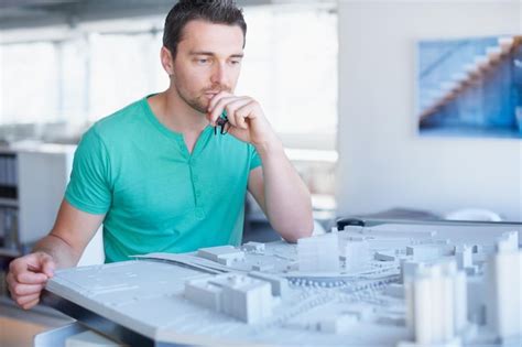 Premium Photo Architecture Model And Business Man Thinking Planning And Building Development