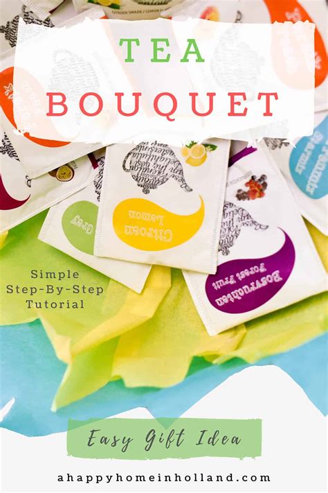 Easy Diy Tea Bouquet Idea Creative T Wrapping Tutorial