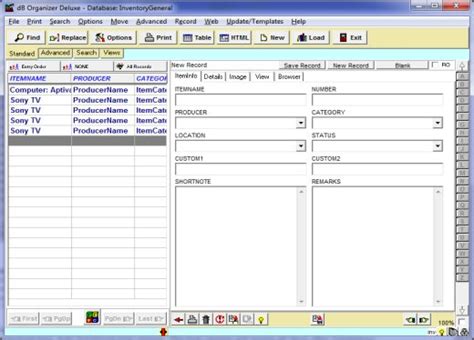 Tour Enter Modify Data