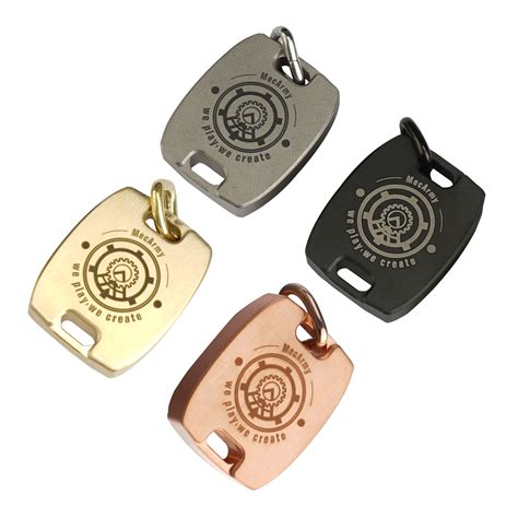Titanium And Brass And Copper Edc Compass