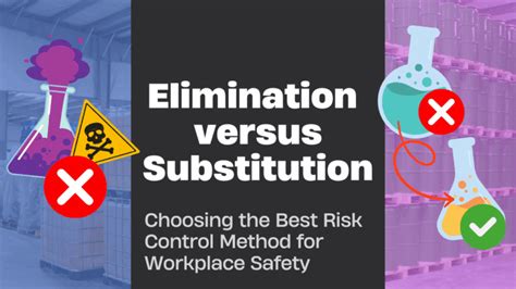 Elimination Vs Substitution Choosing The Best Risk Control Method For