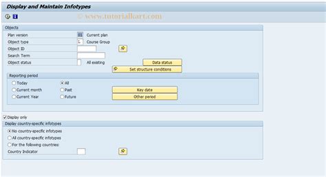 PSO SAP Tcode Infotype Overview