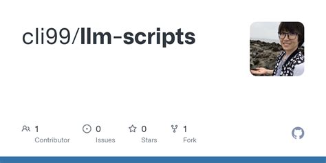 github cli99 llm scripts
