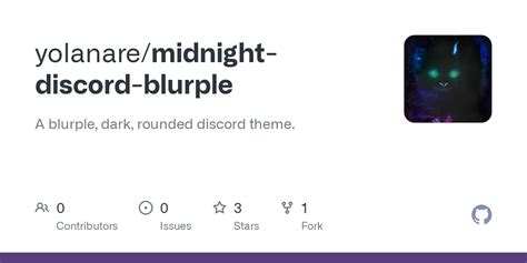 Github Yolanare Midnight Discord Blurple A Blurple Dark Rounded