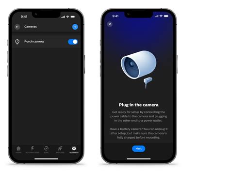 How To Set Up A Secure Wired Or Battery Camera Philips Hue