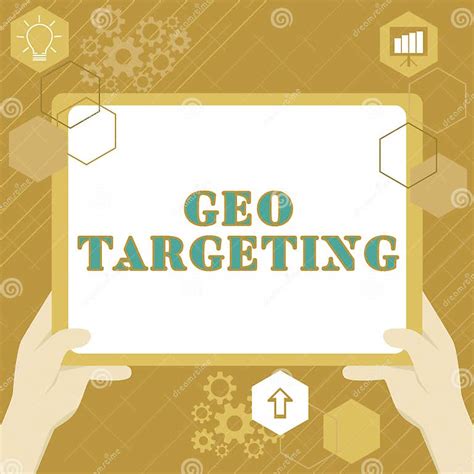 Text Showing Inspiration Geo Targeting Internet Concept Digital Ads Views Ip Address Adwords