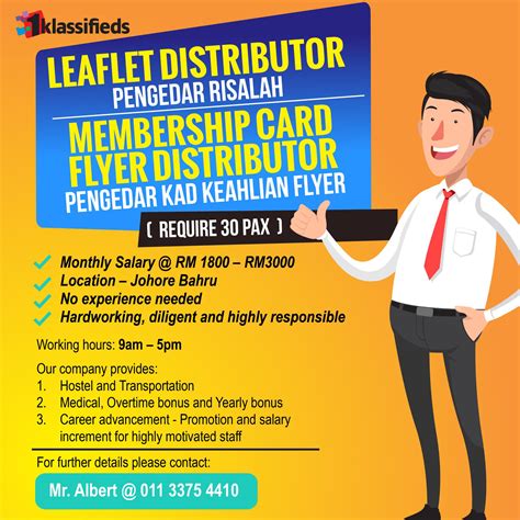 Leaflet Distributor Needed In Johor Jobs 1klassifieds