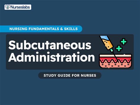 Subcutaneous Administration Nurseslabs