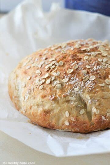 Honey Oat Artisan Bread The Healthy Home Cook