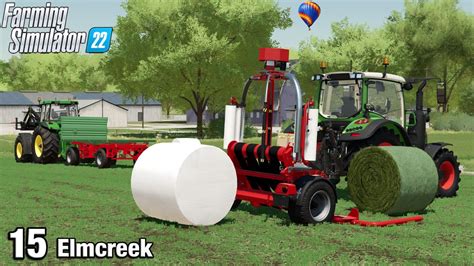 SELLING EGGS WRAPPING SILAGE Farming Simulator 22 FS22 Elmcreek Ep