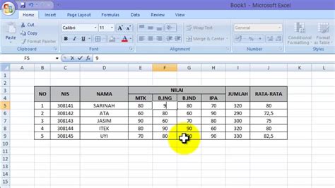 Cara Mencari Total Nilai Di Excel My Blog