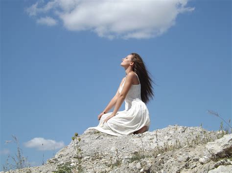 Free Images Sea Walking Cloud Sky Girl Woman White Sunlight