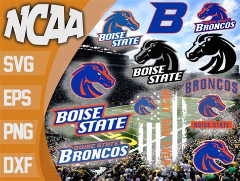 Boise State Broncos Svg Eps Dxf Png File Bundle Ncaa Svg Ncaa Svg