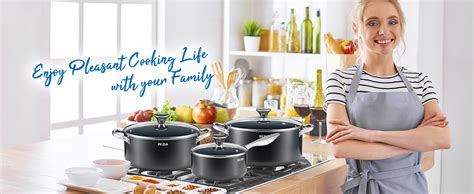 Amazon Com Induction Cookware Set Piece Stackable Kitchen Cooking Pots Set Qt Qt Qt