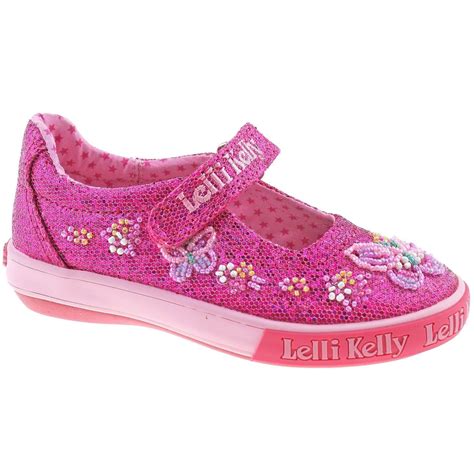 Lelli Kelly Lk6042 Gn01 Fuxia Glitter Willa Dolly Shoes Lelli Kelly