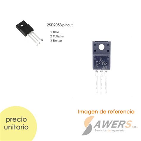 D2058 Transistor Npn 60v 3a