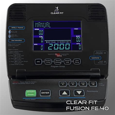 Эллиптический тренажер Clear Fit FE 40 Fusion — купить за 57570 руб с ...