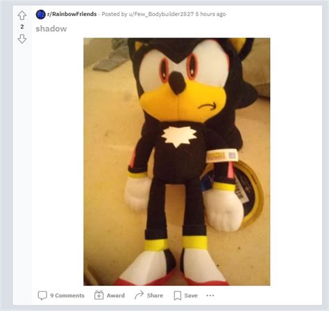 Shadow Is My Favorite Roblox Rainbow Friends Character Rlostredditors