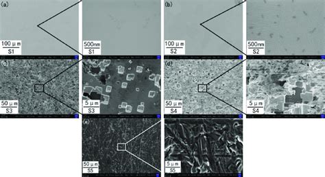 Surface Morphologies And Detailed Views Of Samples A S1 B S2 C