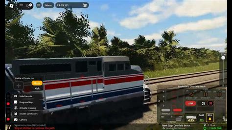 Vid 23 Driving Amtrak Pii 503 To West Palm Beach Youtube