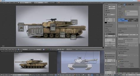 M1a1 Abrams Textures In Gimp