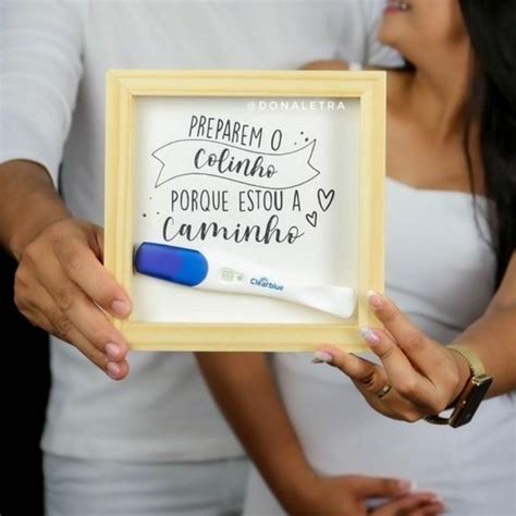 Quadro Anúncio De Gravidez Shopee Brasil