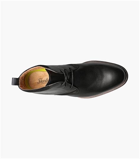 Florsheim Florsheim Comfortech Uptown Plain Toe Chukka Boot Black Men Donn Lucky