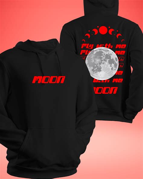 Moon Black Hoodie Tbs Thebargainstreet