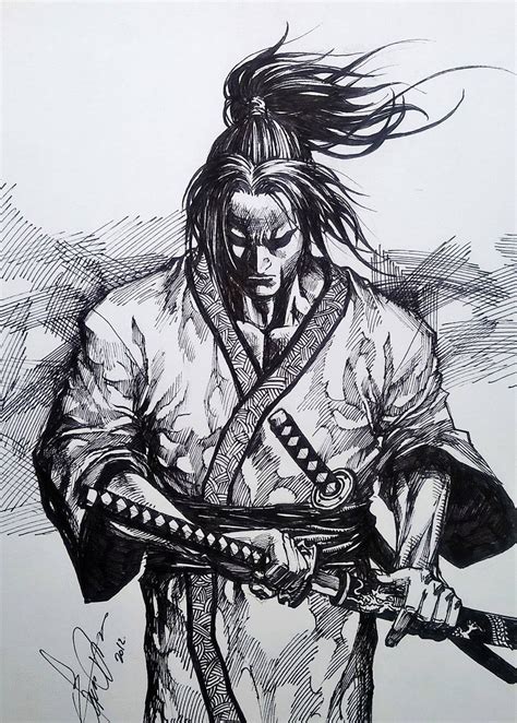 © Dike Ruan Samurai Tattoo Samurai Drawing Samurai Artwork Demon