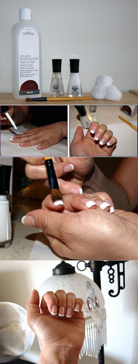 Perfect French Manicure Glitter French Manicure French Manicure