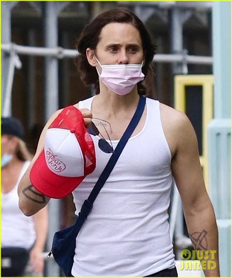 Jared Leto Sports Tight Tank Shirt For Walk Around Nyc Photo 4573401