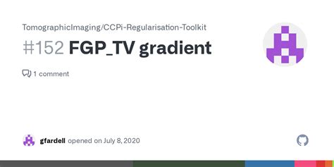Fgptv Gradient · Issue 152 · Tomographicimagingccpi Regularisation Toolkit · Github