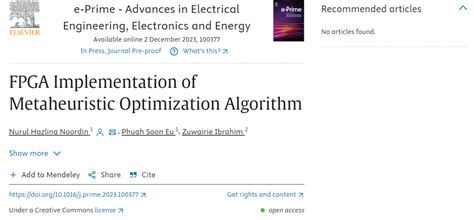 publication 2023 1 fpga implementation of metaheuristic optimization