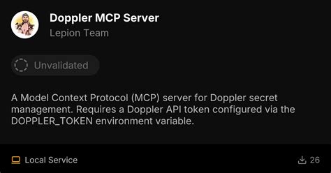Doppler Mcp Server Mcp Servers · Lobehub