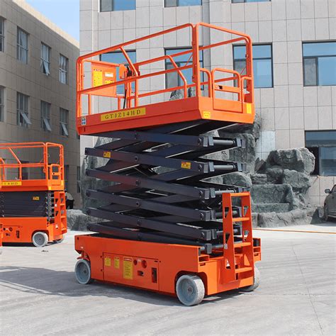Electric Walk Vertical Scissor Lift 1