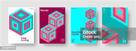 Template Brosur Geometris Desain Flyer Modern Tata Letak Poster Abstrak