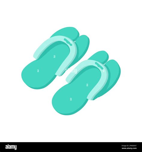 Slippers Cartoon Illustration Stock Vector Image Art Alamy