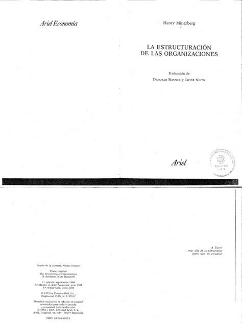 Sesión 3 Mintzberg Estructuración Pdf