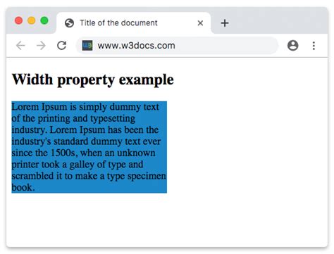 Css Width Initial Value