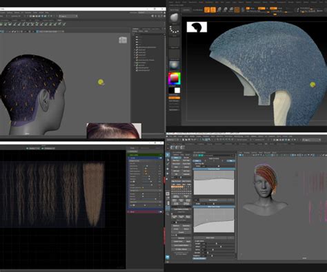 Artstation Real Time Hair For Aaa Games Tutorial Full Process Tutorials