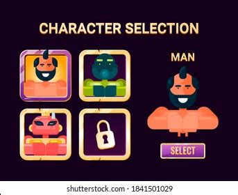 Character Selection Game Images Stock Photos Vectors Shutterstock