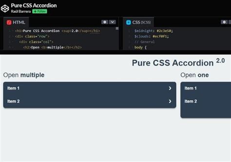 11 Css Vertical Accordions Examples Webtopic