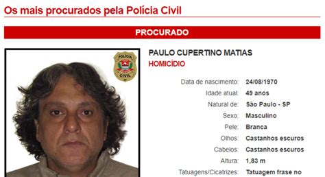 Assassino Do Ator Rafael Miguel Está Na Lista Dos Mais Procurados