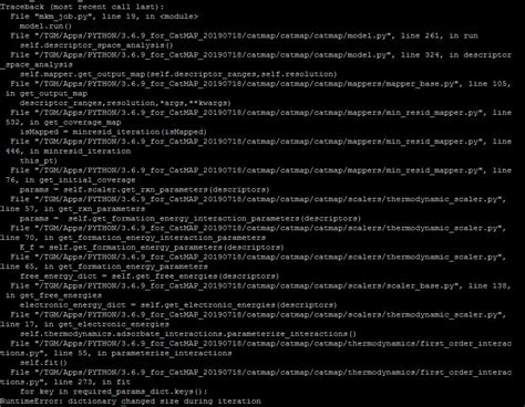 CatMAP Can T Determine The Self Cross Interaction Parameters Python Issue SUNCAT