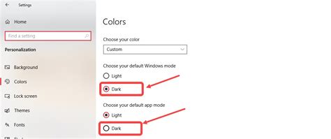 How To Turn On The Dark Mode In Windows