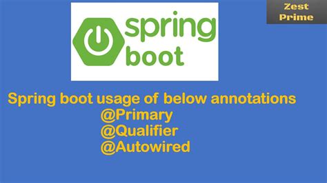 10 spring boot tutorial primary annotation usage with practical