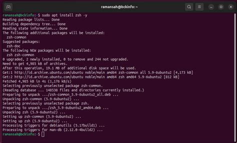 How To Install Zsh Z Shell On Ubuntu 2404